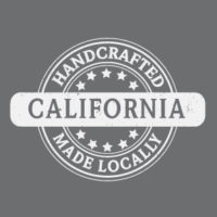 Made in California logo. Vector stamp-style. Royalty-free art.