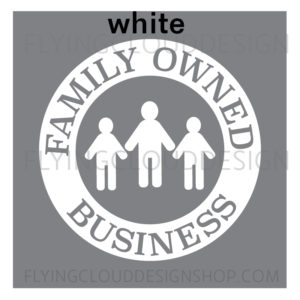 Family owned business logo for sale | Royalty-free Vector